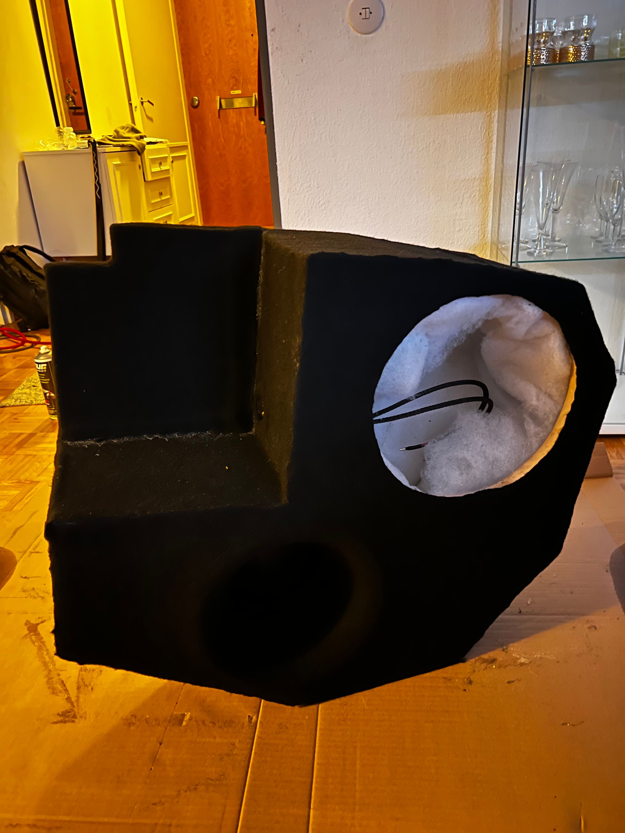 BMW e36 sub woofer enclosure is finished